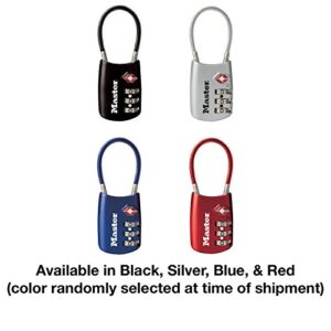 Master Lock TSA Set Your Own Combination Luggage Lock, TSA Approved Lock for Backpacks, Bags and Luggage, Colors May Vary, 4688D