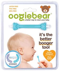 oogiebear – nose and ear gadget. safe, easy nasal booger and ear wax remover for newborns, infants and toddlers. dual earwax and snot remover. aspirator alternative