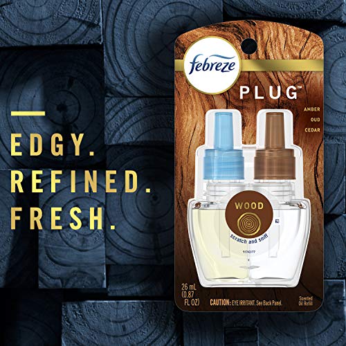 Febreze Plug in Air Fresheners, Ocean, Odor Fighter for Strong Odors, Scented Oil Refill (3 Count)