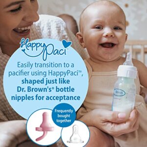 Dr. Brown’s Natural Flow® Level 4 Narrow Baby Bottle Silicone Nipple, Fast Flow, 9m+, 100% Silicone Bottle Nipple, 6 Pack