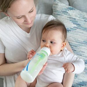 Dr. Brown’s Natural Flow® Level 4 Narrow Baby Bottle Silicone Nipple, Fast Flow, 9m+, 100% Silicone Bottle Nipple, 6 Pack