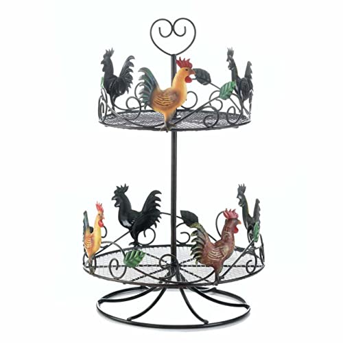 Rooster 2 Tier Countertop Rack 10x10x17”