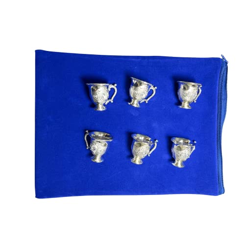 Silver Storage Zippered Bags 13"x10" 3Pcs, Velvet Fabric Blue Anti Tarnish Silver Jewelry Storage Bag for Silver Storage, Resistant Jewelry Flatware, Silverplate, Silver Storage Silver Protection