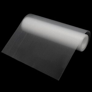 MANCHAP 2 Rolls 12 Inch x 20 FT Clear Shelf Liner, Plastic Shelf Liner, Non-Slip Cabinet Liner Washable Non-Adhesive Drawers Liner for Under Sink, Shelves, Refrigerator, Desks, Ribbed Surface