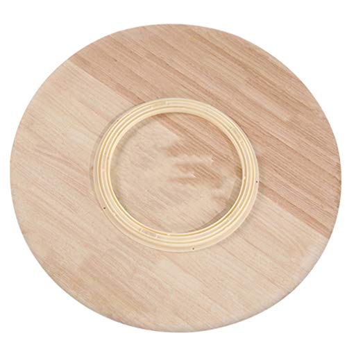 Wood Dining Table Turntable, Heavy Duty Lazy Susan, 24 Inch Home Rotating Plate, Smooth Service Tray