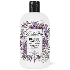 poo-pourri before-you- go toilet spray, 16 fl oz (pack of 1), lavender vanilla