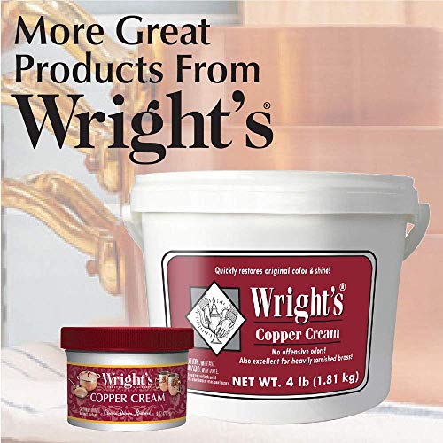 Wright's Silver Cleaner and Polish Cream - 8 Ounce with Polishing Cloth - Ammonia-Free - Gently Clean and Remove Tarnish without Scratching