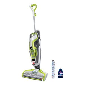 bissell crosswave floor and area rug cleaner, wet-dry vacuum with bonus brush-roll and extra filter, 1785a , green