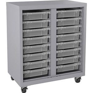 lorell pull-out bins mobile storage unit