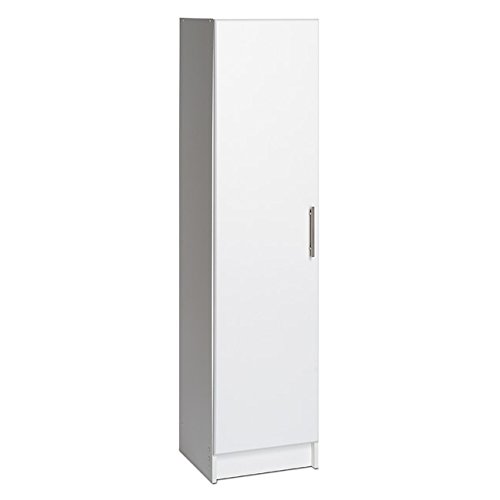 Winslow White 16-inch Broom Cabinet, White