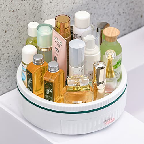 Makeup Perfume Organizer,360 Degree Rotating Lazy Susan with Large Capacity,Spice Turntable,for Kitchen,Bathroom,Bedroom Dresser,Cabinet Countertop Organization and Storage