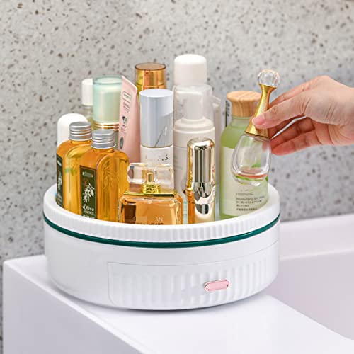 Makeup Perfume Organizer,360 Degree Rotating Lazy Susan with Large Capacity,Spice Turntable,for Kitchen,Bathroom,Bedroom Dresser,Cabinet Countertop Organization and Storage