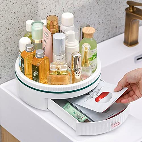 Makeup Perfume Organizer,360 Degree Rotating Lazy Susan with Large Capacity,Spice Turntable,for Kitchen,Bathroom,Bedroom Dresser,Cabinet Countertop Organization and Storage