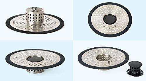 ShowerShroom SHSULT755 Ultra Revolutionary Shower Hair Catcher Drain Protector, Stainless