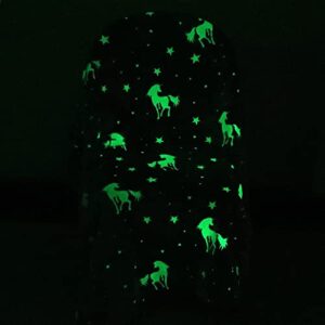 Glow in The Dark Blanket Unicorns Gifts for Girls,Girls Toys for 1 2 3 4 5 6 7 8 9 10 Year Old Girl Gifts,Soft Kids Blankets for Easter Birthday Christmas Valentines Gifts,60 x 50in