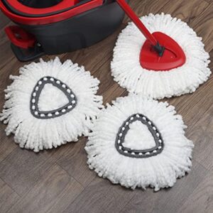 2 Pack Spin Mop Refill Replacement Head Compatible with Ocedar EasyWring Spinning Mop - Microfiber Mop Replace Heads