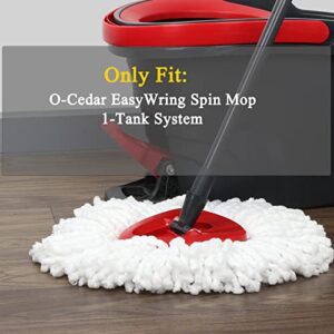 2 Pack Spin Mop Refill Replacement Head Compatible with Ocedar EasyWring Spinning Mop - Microfiber Mop Replace Heads