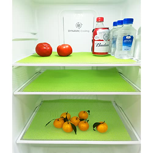 Esme L&H Fruit & Veggie Life Extender Liners for Fridge Refrigerator Drawers, 6 Packs, 3D Air Mesh Breathable and Washable Shelf Liners to Keep Your Produce Fresh Longer & Prevent Spoilage