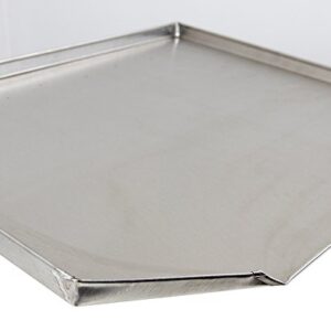 Stainless Steel Dish Drain Board (Side Opening)