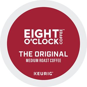 Eight O'Clock Coffee The Original, Single-Serve Keurig K-Cup Pods, Medium Roast Coffee Pods, 72 Count