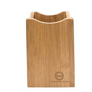 Bamboo Utensil Holder or Caddy for Kitchen Tools. Perfect Organizer for Stainless Steel, Ceramic, or Bamboo Spatulas, Spoons, and Flatware. Quality Home Collection