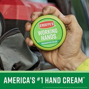 O'Keeffe's Working Hands Hand Cream, For Extremely Dry, Cracked Hands, 6.8 oz Jar (Value Size, Pack of 1)