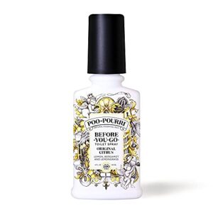 poo-pourri before-you- go toilet spray, 4 fl oz (pack of 1), original citrus