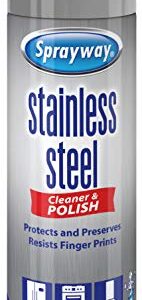 Sprayway SW148R Water-Based Stainless Steel Cleaner, 15 oz.