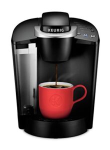 keurig k-classic coffee maker k-cup pod, single serve, programmable, 6 to 10 oz. brew sizes, black