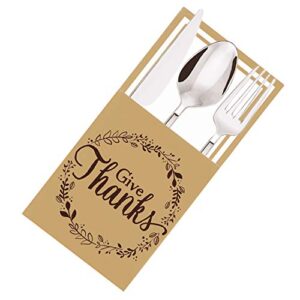 JOYIN 36 Thanksgivng Turkey Cutlery Decorative Utensil Holder for Autumn Fall Harvest Party Favor Supply Dinner Table Decor.