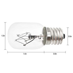 AMI PARTS 8206232A Bulb 40w 125v Microwave Oven Light Replacement Part for Microwave (2pc)