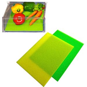 munkcare fruit & veggie life extender liner for refrigerator drawers liner foam fridge drawer shelf mat extends life of produce 16×12 inch 4 pcs