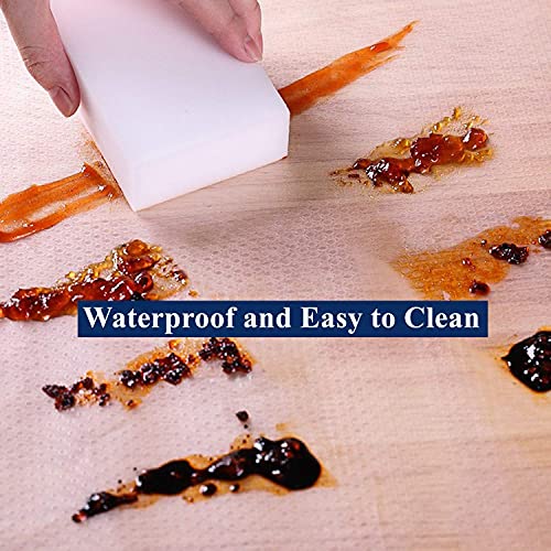 Yopay Clear Cupboard Liner, 12 Inch x 40 Feet Non-Adhesive Drawer Liners, Waterproof EVA Refrigerator Mat for Kitchen, Shelf, Pantry, Laundry Room, Office