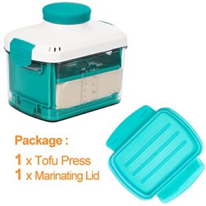 NOYA Adjustable Tofu Press - Vegan Tofu Presser to Speed up Removing Water from Silken, Firm, and Extra Firm Tofu in 10-30mins without Crack - BPA Free