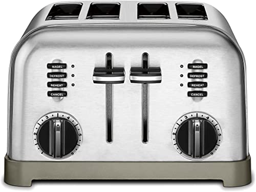 Cuisinart CPT-180P1 Metal Classic 4-Slice Toaster, Brushed Stainless