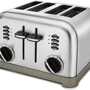 Cuisinart CPT-180P1 Metal Classic 4-Slice Toaster, Brushed Stainless