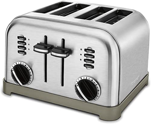 Cuisinart CPT-180P1 Metal Classic 4-Slice Toaster, Brushed Stainless