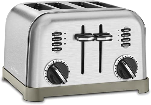 Cuisinart CPT-180P1 Metal Classic 4-Slice Toaster, Brushed Stainless