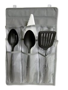 laminet 9 pocket hanging utensil gadget orgainzer – grey