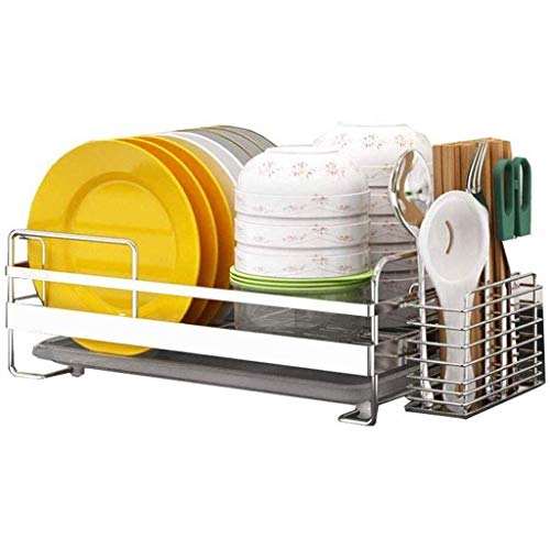 SDGH Stainless Steel Kitchen Rack - Single Layer Dish Rack Placeware Storage Rack Drain Rack