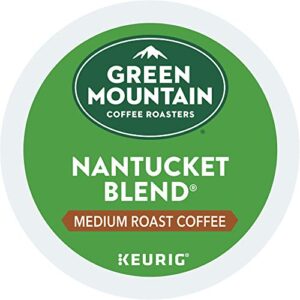 Green Mountain Coffee Roasters Nantucket Blend, Single-Serve Keurig K-Cup Pods, Medium Roast Coffee, 24 Count (Pack of 4), Total 96 Count