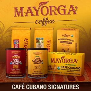 Mayorga Dark Roast Coffee, 2 lb bag - Café Cubano Coffee Roast - 100% Arabica Whole Coffee Beans - Smoothest Organic Coffee - Specialty Grade, Non-GMO, Direct Trade