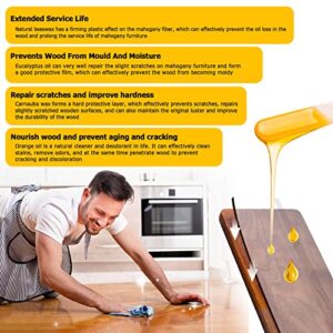 CARGEN 3 PCS Wood Seasoning Beewax Natural Beewax Traditional Wood Wax Multipurpose Beeswax Furniture Polish for Wood Polish Furniture Care