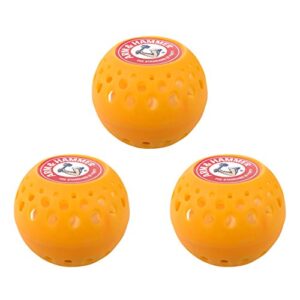 arm & hammer 48127 odor busterz balls, 3 pack , orange