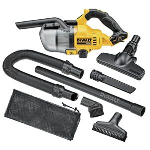 dewalt 20v vacuum, cordless handheld vacuum, hepa, battery not included (dcv501hb)