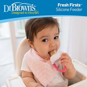 Dr. Brown's Fresh First Silicone Feeder, Mint & Grey, 2 Count