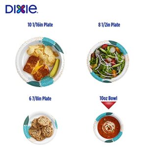 Dixie Paper Bowls, 10oz, Dessert or Light Lunch Size Printed Disposable Bowl, 36 Count (Pack of 8)