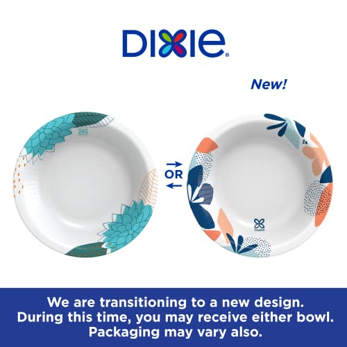 Dixie Paper Bowls, 10oz, Dessert or Light Lunch Size Printed Disposable Bowl, 36 Count (Pack of 8)