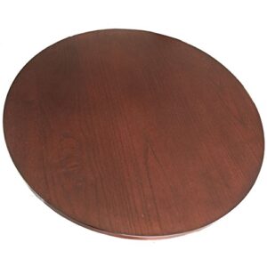 us pride furniture wood lazy susan, 21″, cherry