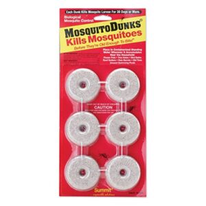 summit…responsible solutions 110-12 mosquito dunks, 6-pack, natural